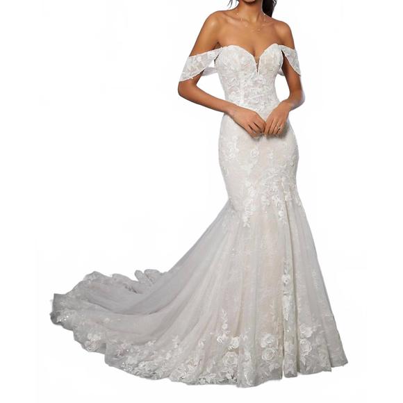 Mori Lee | Dresses | New Morilee Circe Mermaid Wedding Dress In ...